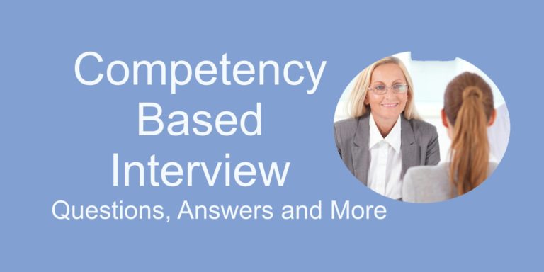 55 Competency Based Interview Questions, Answers and Examples (2024 ...